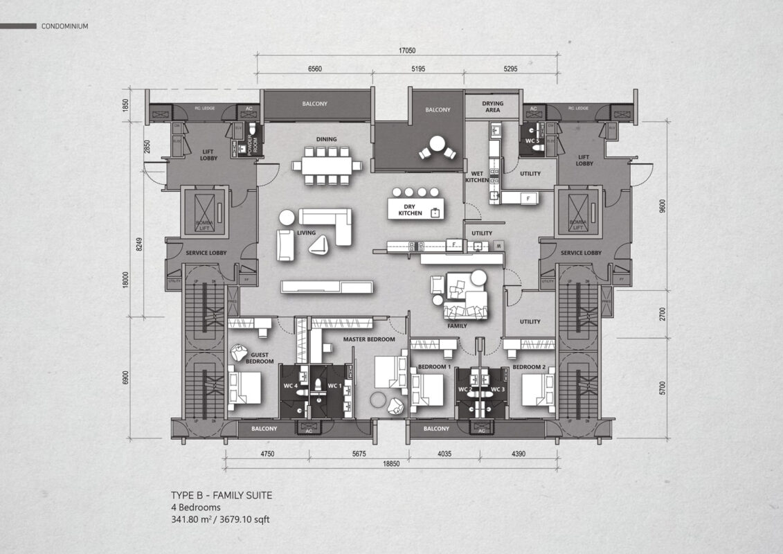 Floor Plan – PD Residences